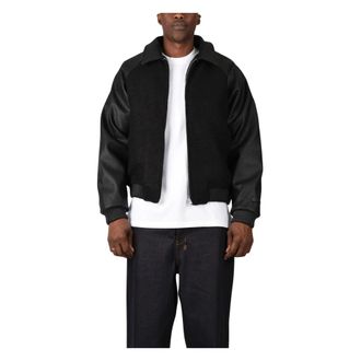 Arte Leder-Varsity-Jacke - - Jackets - Herren - Schwarzk - XL