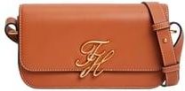 Tommy Hilfiger Sac &agrave; bandouli&egrave;re &agrave; logo en cuir