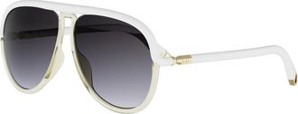 Dior Twincolors A1I Sonnenbrille - - Accessories - Damen - Wei&szlig; - 61 MM