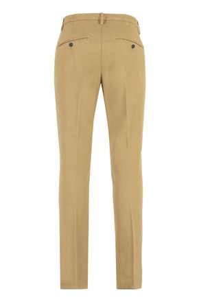 Dondup Mens Gaubert Cotton Chino Trousers Camel Elastane Chinos