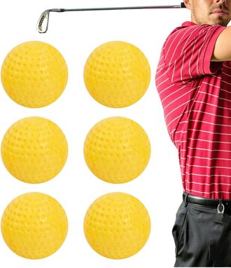 Generic Golfbälle in leuchtenden Farben - 4 cm kleine Übungs-Golfbälle aus PU-, langlebiges, weiches Material mit realistischem Flug und sicherem Aufprall | M