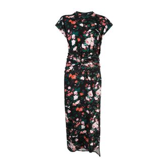 Paco Rabanne Kleid im Morgenmantel-Stil in Midi-L&auml;nge - - Dresses - Damen - Mehrfarbig - XS