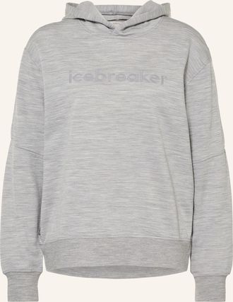 Icebreaker Hoodie 360 Realfleece Elemental Aus Merinowolle grau