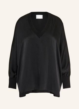 IVI Collection Ivi Collection Blusenshirt Aus Seide schwarz