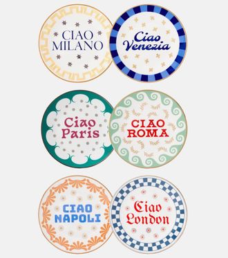 BITOSSI HOME Set aus sechs Desserttellern