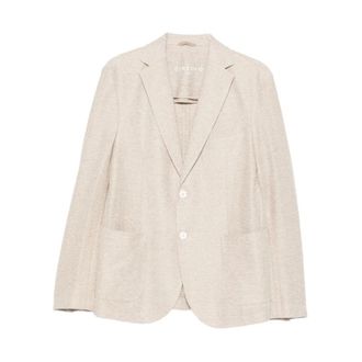 Circolo 1901 Homme, Vestes, Beige, Taille: L Blazer Jacket