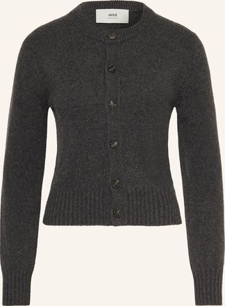 Ami Ami Paris Strickjacke Aus Cashmere grau