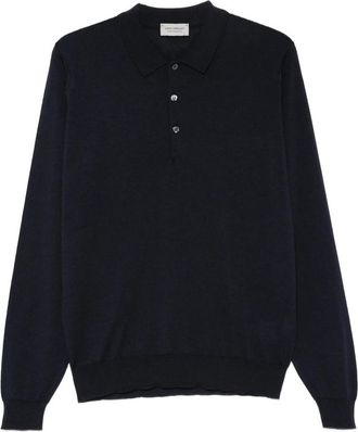 John Smedley Belpert Long-sleeve Polo Sweater