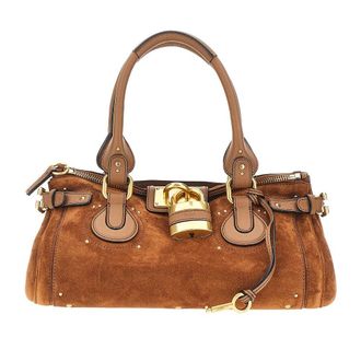 Chlo&eacute; Suede leather Paddington bag Woman One Size