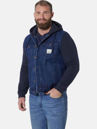 Jan Vanderstorm Jeansjacke INGMARK mit Kontrast-Kapuze