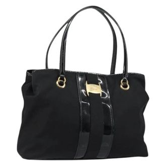 Ferragamo Pre-owned Nylon Handtasche - - Pre-owned - Damen - Schwarzk - ONE SIZE