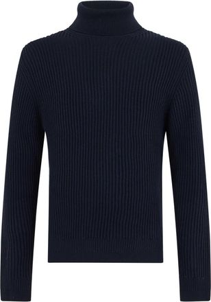 Slowear Fishermans Rib Rollkragenpullover - - Knitwear - Herren - Blau - M