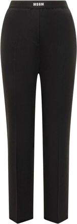 Msgm Msgm, Femme, Pantalons, Noir, Taille: 36 FR Pantalon Palazzo