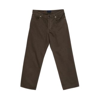 Stone Island Homme, Jeans, Brun, Taille: W33 Jean Droit Cinq Poches