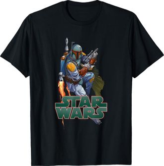 Star Wars Boba Fett Fired Up T-Shirt