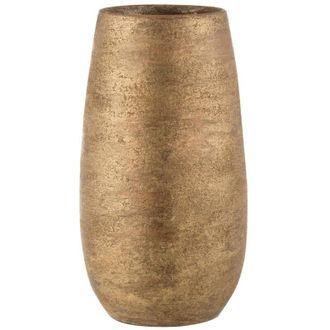 Paris Prix Vase D&eacute;co Irr&eacute;gulier Rugueux 41cm Or