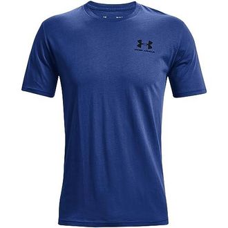 Under Armour T-shirt de sport &agrave; manches courtes pour homme - Bleu/noir (Tech Blue (432)/Black), L