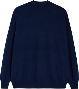 Aspesi Femme, Pulls, Bleu, Taille: 36 FR Pull en laine mérinos Raglan
