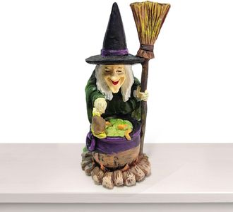 Generic Halloween Hexe Ornamente, Halloween Hexe Ornament Harz | Sand Tischdekoration, Halloween Thema Party Schreibtisch Ornamente, Halloween Theme Party Dek