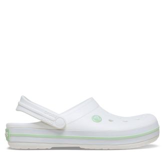 Crocs Pantoletten Crocs Crocband 11016 Wei&szlig;