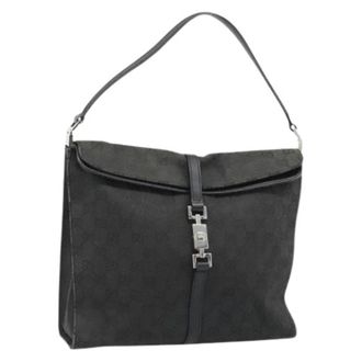 Gucci Sac bandouli&egrave;re vintage GG Canvas Pre-owned - Femme - Pre-owned - Noir - Taille: ONE Size