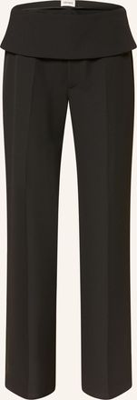 ARAKII Arakii Marlenehose Mit Volants schwarz