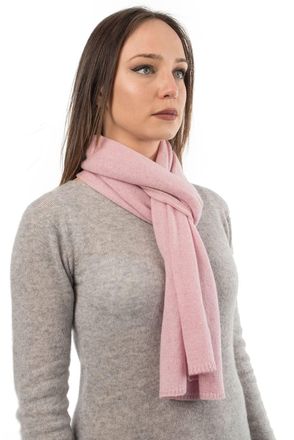 DALLE PIANE CASHMERE Schal aus 100% Kaschmir - Made in Italy - für Mann/Frau, Farbe: Rosa, Einheitsgröße