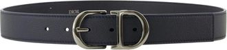 Dior Homme, Accessoires, Bleu, Taille: 100 CM Ceinture &agrave; boucle ardillon CD