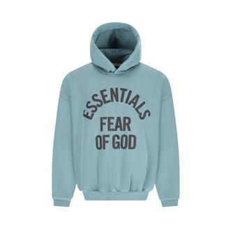 Fear of God Campus 90s Hoodie - - Sweatshirts & Hoodies - Herren - Blau - XS