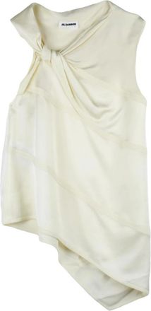 Jil Sander Femme, Tops, Beige, Taille: 44 FR Hauts sans manches