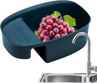 Generico Panier passoire pour &eacute;vier de cuisine - Filtre autonettoyant, filtre type chaise attrape-nourriture pour lave-vaisselle, pour d&eacute;chets alimentaires et 