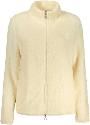 Laura Biagiotti Femme, Sweatshirts et sweats &agrave; capuche, Beige, Taille: 40 FR SweaT-shirt en polyester avec finitions c&ocirc;tel&eacute;es