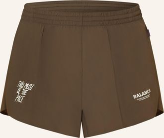 Pas Normal Studios Pas Normal Studios 2-In-1-Laufshorts Balance braun