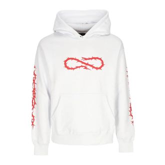 PROPAGANDA Wei&szlig;e Crown Hoodie Herren Langarm - - Sweatshirts & Hoodies - Herren - Wei&szlig; - XS