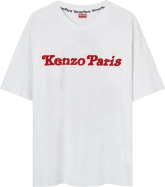 Kenzo Homme, Tops, Blanc, Taille: S Chemise beige imprim&eacute;e