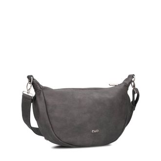 zwei Damen Handtasche Mademoiselle.M M70 Moon-Bag 4 Liter Trend-Tasche in Halbmond-Form vielseitig als Bauchtasche Crossbody-Bag Abendtasche Umh&auml;ngetasche 