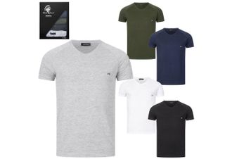 Rock Creek V-Shirt Herren T-Shirt 5er-Set V-Ausschnitt H-275 (5er-Pack)