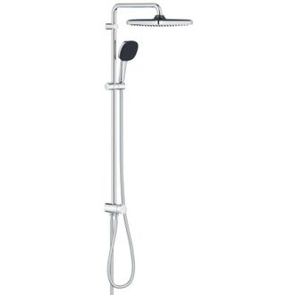 GROHE Vitalio Comfort - Duschset ohne Armatur, 25x25 cm, 2 Strahlarten, Chrom 26986001 - Grohe