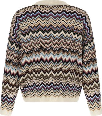 Missoni Multicolor Zigzag-Knit Cardigan - Multicolor