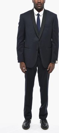 Corneliani Dreiteiliger Anzug CERIMONIA ACADEMY mit Schalkragen aus Satin Corneliani