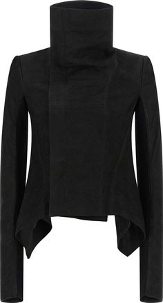 Rick Owens Lederjacke - Schwarz
