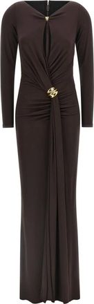 Elisabetta Franchi Femme, Robes, Brun, Taille: 44 FR Robes