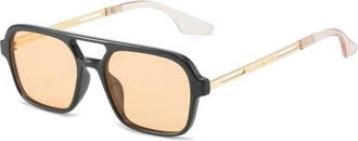 Generic Lunettes De Soleil For Hommes, Vacances, Sport, Femmes, Trajets Quotidiens, Conduite(Yellow)