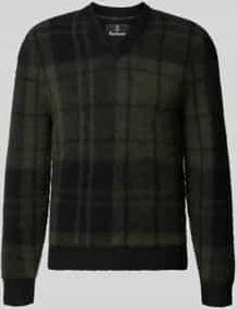 Barbour Pullover mit weichem Wollmix