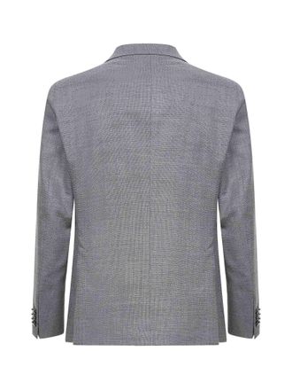 Tagliatore Mens Blazer Montecarlo Silver Grey Virgin Wool Jacket