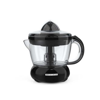 Melissa Melissa Zitruspresse - 40W Elektrische Saftpresse mit 0,7L Beh&auml;lter - 2 Presskegel f&uuml;r Gro&szlig;e und Kleine Zitrusfr&uuml;chte - Schwarz