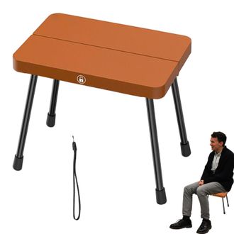 Generico Camping-Klappstühle, tragbarer Stuhl für den Außenbereich, klein, zusammenklappbar, aus Aluminium, für Picknick, Strand, Garten, Klassenzimmer, Reisen