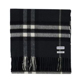 Burberry Kariertes Cashmere Schal - Schwarz - - Accessories - unisex - Schwarzk - ONE SIZE
