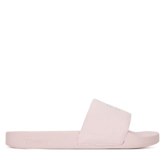 Tommy Jeans Pantoletten Tommy Jeans Flag Pool Slide Patent EN0EN02901 Rosa