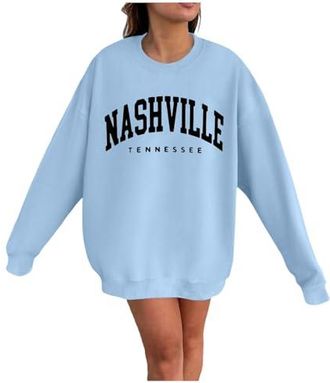 Generic 2026 New Tennessee Sweat-shirt unisexe &agrave; col rond pour adulte, bleu clair, XXL